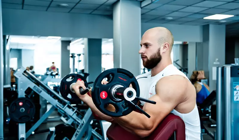 Scott Bench Curl Wat: Biceps Sets: 3 Reps: 12 Scott Bench Curls sal u help om die moeilikste deel van u bicep te werk - die onderste helfte. Baie verwaarloos hierdie oefening, en tevergeefs. Die arm moet eweredig gepomp word, maar dan lyk dit regtig mooi. Fokus op die werkende spier terwyl u herhaal. Probeer om nie u liggaam te help nie; dit verminder die voordele van die bank aansienlik.