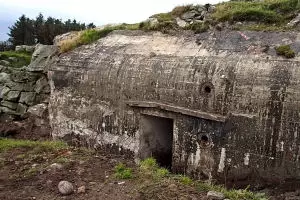 Overstroomde bunker uit het struikgewas van het bos: zwarte gravers hebben duikuitrusting nodig