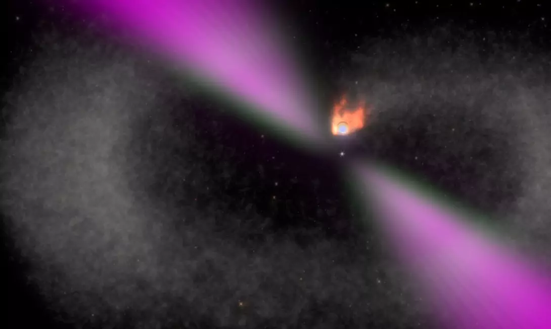 Black Widow Pulsar Een neutronenster die overblijft na de explosie van een massieve ster wordt een pulsar genoemd. De Black Widow is een millisecondepulsar die ook gammastraling uitzendt. Hij verslindt letterlijk een kleine planeet die met hem meedraait.