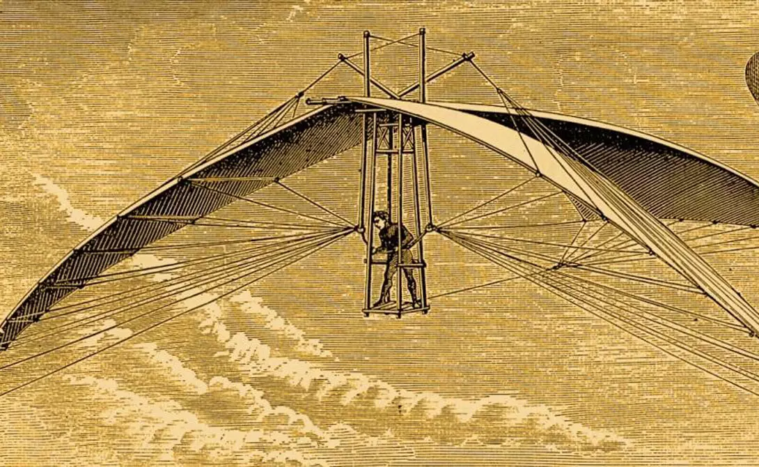 Ornithopter Echiche mbụ nke ornithopter bụ Leonardo da Vinci mepụtara na narị afọ nke 15. Nnụnụ nnụnụ, ụsụ na ụmụ ahụhụ na -efegharị nnukwu nna ukwu: ihe nlereanya ya nwere ike nọrọ n'ime ikuku ruo nkeji atọ. Na 1894, Otto Lilienthal, onye ọsụ ụzọ ụgbọ elu German, mere ụgbọ elu ornithopter mbụ.