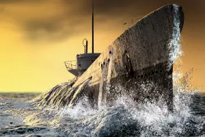 Hoe ûnderseeboaten waskje as se op in ûnderseeboat geane op moanlikse oerfallen