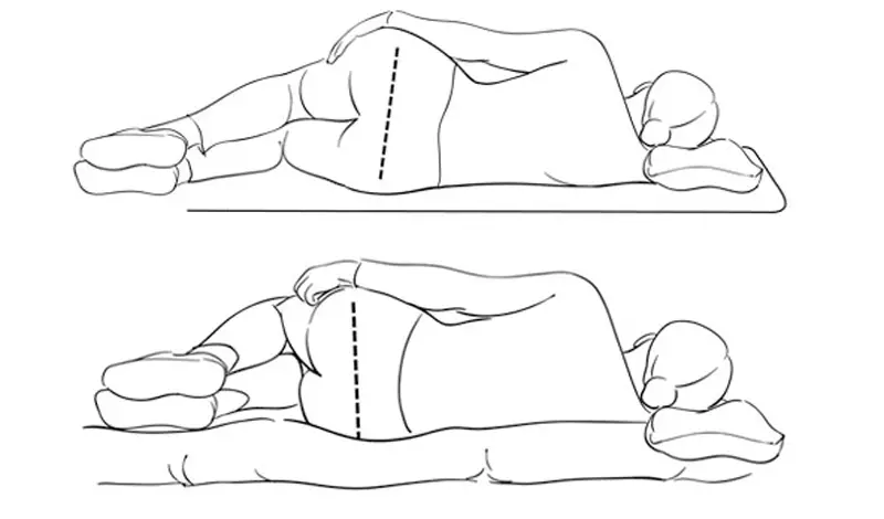 Seguimento constante Monitoriza a túa postura en calquera situación. Probablemente necesite axustar a súa área de traballo e a súa propia cama. Evite posturas relaxadas, polo menos por primeira vez.