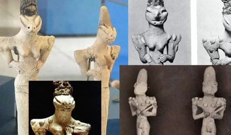 Lizard People Al Ubaid Na batho ba pele ba ne ba le lihahabi Lefatšeng? Mathoasong a lilemo tsa bo-1900, litšoantšo tsena tsa mekholutsoane li ile tsa fumanoa Iraq - sebaka seo se ne se nkuoa e le sebaka sa bolulo sa Basumere ba khale. Litšoantšo li bontša mekholutsoane ka karolo ea melimo, 'me se seng sa litsoantso se bontša mokholutsoane o anyesa lesea la motho.