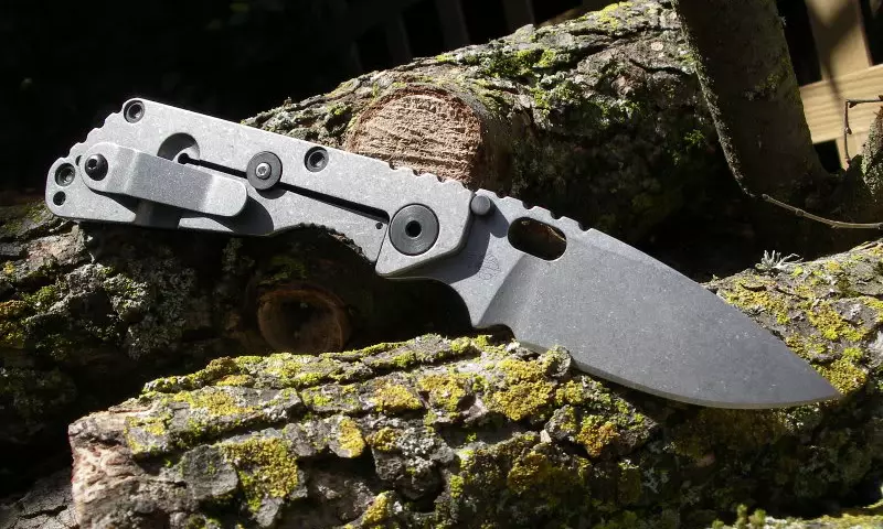 Strider Model PT Lo Strider Model PT non è solo un coltello tattico, ma anche futuristico. L'impugnatura ascetica, che presumibilmente manca di inserti in legno, è completata dalla stessa lama, alla cui base superiore è presente un foro ovale per un più comodo dispiegamento del coltello.