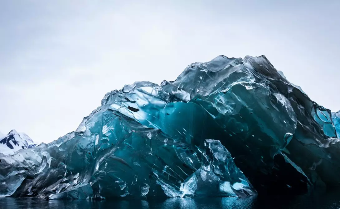 99% de l'Antarctique est recouvert de glace.