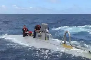 Interceptación del submarino de los contrabandistas