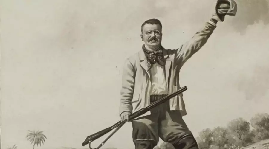 Theodore Roosevelt Rifle Impian pengumpul adalah senapang ini dari Gun Comp. dimiliki oleh Theodore Roosevelt sendiri. Presiden sangat gemar memburu dan segera setelah berakhirnya masa pemerintahannya, dia pergi ke savana Afrika, dengan membawa senapang khusus ini. Selama berbulan-bulan memburu berterusan, Teddy telah membunuh beberapa ribu haiwan! Pada tahun 2010, senjata laras dua kali dijual pada lelong dengan harga 860 ribu dolar.