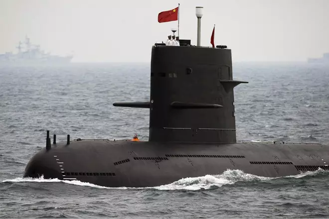 Chinese submarine inside