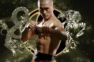 Shaolin keşişi taekvondo üzrə Olimpiya çempionu ilə qarşılaşdı