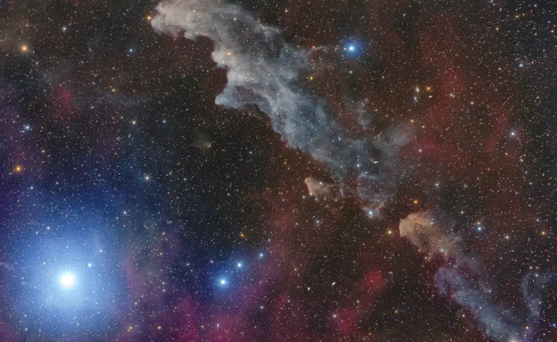 Rigel y la nebulosa cabeza de bruja por Mario Sojo