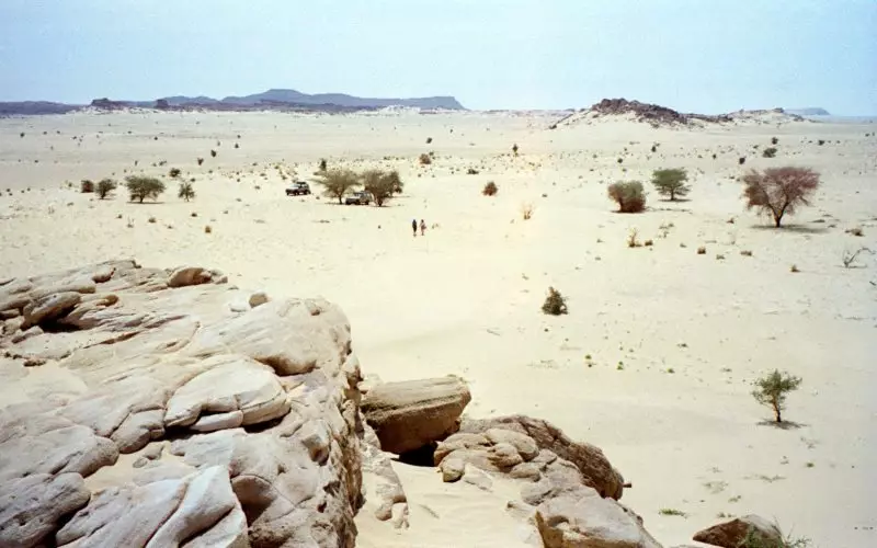 Air and Tenere National Reserve Area: 77 360 km² Hierdie beskermde gebied, geleë op die gebied van die staat Niger, is op die lys van UNESCO -wêrelderfenisgebiede opgeneem. Die reservaat kan rofweg in twee helftes verdeel word. Die oostelike deel daarvan is in die Air -berge geleë, en die westelike deel betree die woestyngebied in die suide van die sentrale deel van die Sahara - in die sandvlakte van Tenere.