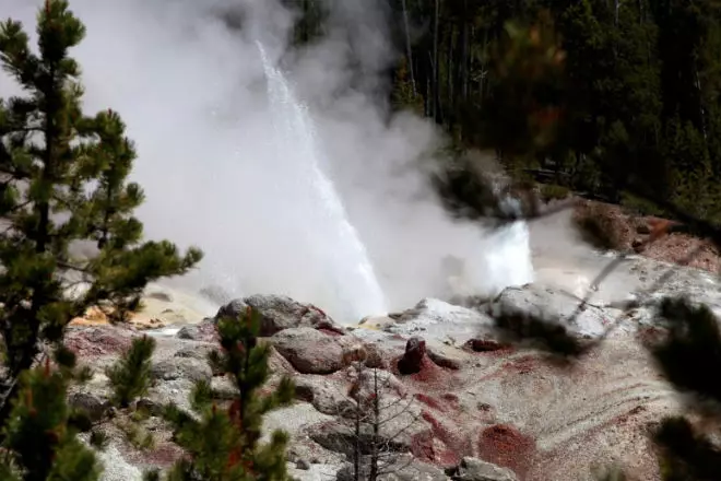 Yellowstone 60 yil ichida eng katta geyser portlashiga ega