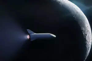 SpaceX сайёҳи кайҳонро дар атрофи моҳ мефиристад