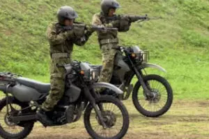 Japanesch motoriséiert Spezial Forces: Training vum Mikado Warriors gefilmt