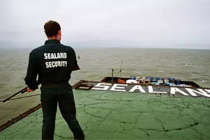 Sealand: komesche Staat op der Weltkaart