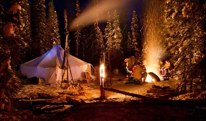 Aktualitet Hvis du plutselig innser at du må bli i skogen for natten, selv om det var planlagt å komme til sivilisasjonen, ikke utsett det uunngåelige. Selv om det er en varm ettermiddag ute, kan du begynne å forberede deg på natten. Tro meg, det vil ta mye tid, og det er fortsatt en glede å gjøre alt under den mørke skyggen av en dyster skog.