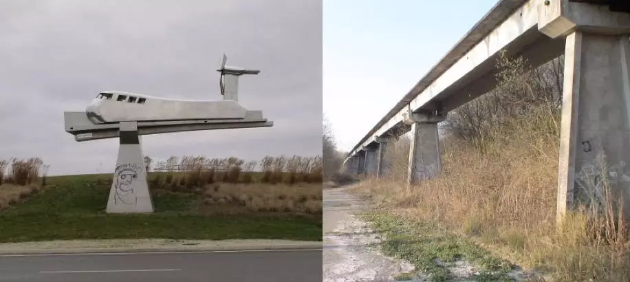 Ang tren nga gipadagan sa jet nga Bertin nagdesisyon nga pulihan ang mga propeller gikan sa miaging mga modelo sa mga jet engine jet, salamat diin ang iyang tren nagpadali sa usa ka record nga 420 km / h. Ug kini nga rekord nagpabilin nga wala mabuak sa 20 ka tuig. Sa usa ka lugar nga gitawag nga Gometz-la-Ville, tapad sa mga salin sa track, adunay usa ka monumento niining dili kasagaran nga jet train.