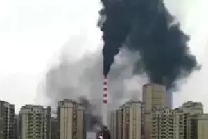 Crazy CHP: Epic Fire in China Filmed