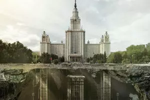 Una città vicino a Mosca: scavatori con una macchina fotografica hanno disceso una rete di tunnel costruiti durante l'era sovietica