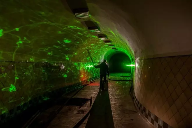 What are hidden underground tunnels of secret objects