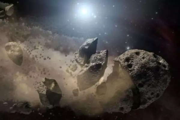 O le penina uliuli lilo na mauaina i luga o le asteroid lele agai i le lalolagi