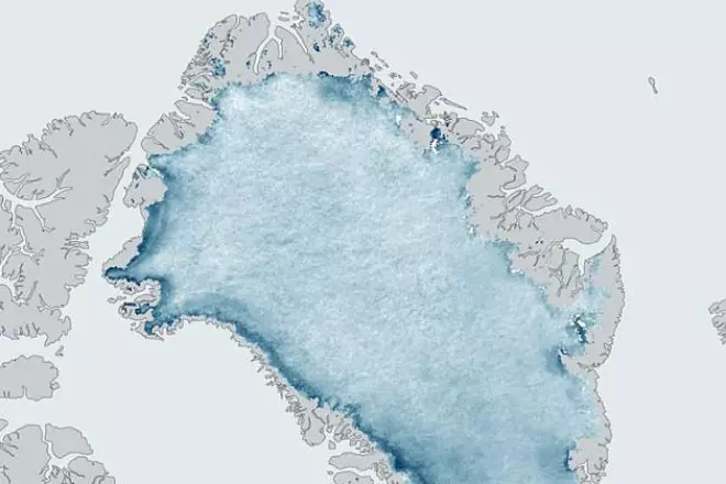 La zona oscura della calotta glaciale della Groenlandia minaccia l'intera umanità