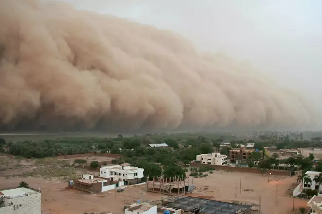 سانت جو قيامت: ڪيئن ريگستاني طوفان س entireي شھر تي قبضو ڪري ون ٿا