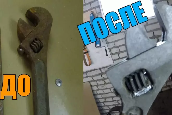 Îndepărtăm rugina folosind electricitate. Video