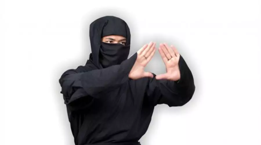 Mgbanwe Ninja Ninja abụghị n'efu nke na -anọgide n'akụkọ ihe mere eme dị ka ndị isi nledo na mgbanwe. Uwe elu shinobi ojii a na -akpọsa na ihe nkiri Hollywood bụ akụkọ ifo: onye nledo ruru eru maara ka esi ahọrọ uwe maka emume a, na -ejedebeghị onwe ya n'ajụjụ ụdị. Agbanahụ nchụso ahụ, ninja nwere ike ghọọ onye ọrụ ugbo ma ọ bụ onye ụkọchukwu, wee wakpo ndị na -achụ ha na mberede.