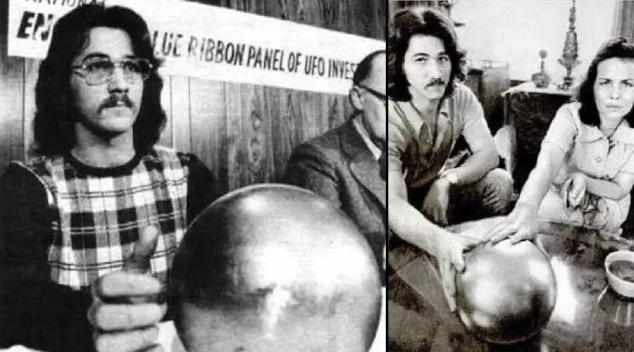 Betz Mysterious Sphere De familie Betz heeft ooit ongeveer 88 hectare bos vernietigd. Tijdens het onderzoeken van de gevolgen van de ramp stuitten ze op een vreemd object in de vorm van een bol met een absoluut glad oppervlak en een vreemd beeld van een driehoek. De diameter van de bol is ongeveer 20 cm De Betz-mensen zagen dit item aan voor een geheime NASA-gadget of een Sovjet-spionagesatelliet. Uiteindelijk werd echter besloten dat het slechts een souvenirsnuisterij was, maar de familie nam het mee naar huis. Twee weken later speelde de zoon van een stel dat de bol vond gitaar. Plotseling begon dit artefact te reageren op de muziek en een vreemd pulserend geluid en resonantie uit te zenden, wat de Betzev-hond doodsbang maakte.