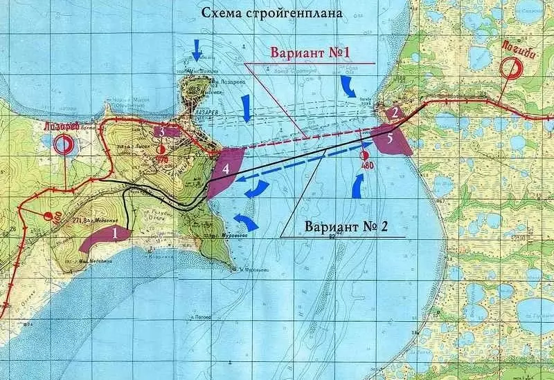 Sakhalin -tunnelen Allerede på 1800 -tallet foreslo mange ingeniører å koble Sakhalin til den kontinentale delen av landet - ved en bro, ferjetjeneste eller en tunnel. Saken ble komplisert av politiske hensyn: Sakhalin ble delt i to mellom Russland og Japan. Etter Japans overgivelse i 1945 ble Sakhalin helt sovjetisk, og valget ble tatt til fordel for å bygge en undersjøisk tunnel som var omtrent syv kilometer lang og en omtrent tusen kilometer lang jernbane. Tunnelen og jernbanen var først og fremst nødvendig av forsvarsdepartementet: Sakhalin er en strategisk viktig øy. Anleggene begynte å bli bygget av Gulag, men etter amnestien i 1953 var det ikke nok arbeidskraft, og militæret måtte forholde seg til det faktum at Sakhalin fremdeles er forbundet med fastlandet i landet bare med fly.