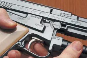 Fantastic pistol created by the gunsmiths of the USSR