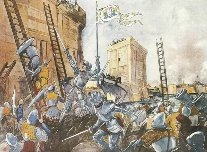 Siege of Orleans 1428-1429 O Siege of Orleans é considerado un punto de inflexión na Guerra dos Cen Anos entre Francia e Inglaterra. En outubro de 1428, o exército británico de 5.000 efectivos cortou por completo Orleans do subministro de alimentos. Só un milagre realizado por Jeanne D'Arc salvou tanto a Orleans como a toda Francia.