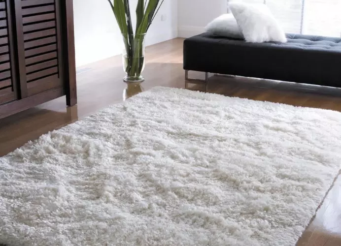 Alfombras sintéticas ¿Recuerdas el olor de una gran tienda de muebles? Muy a menudo, aquí se colocan alfombras sintéticas económicas en los pisos. Todavía están impregnados de fluidos tóxicos en la planta para repeler insectos. Tener uno así en casa es una estupidez.