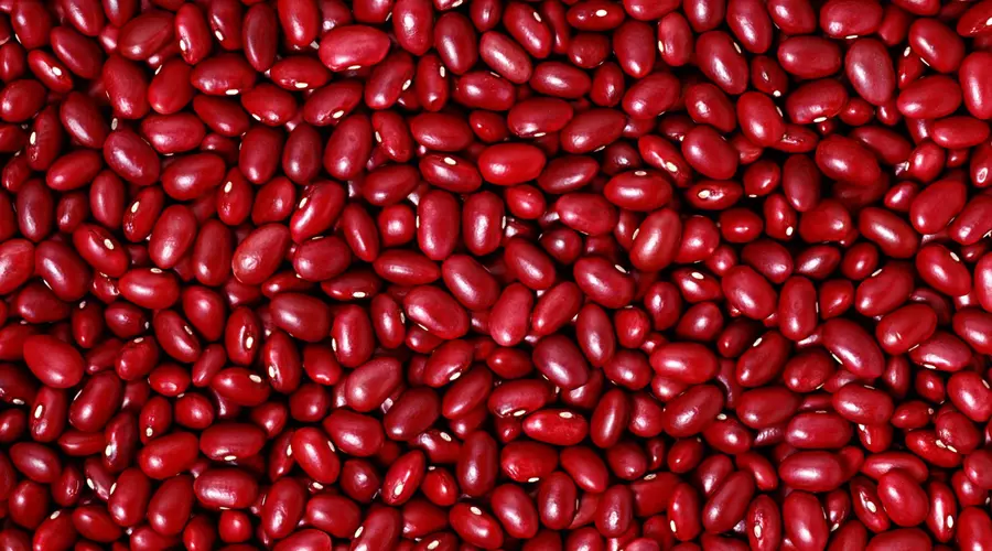 Pati kacang merah Tahan kacang merah tidak dicerna, tetapi sangat bagus untuk membersihkan usus. Vitamin B dan zink membantu penghasilan testosteron, iaitu otot akan tumbuh, tetapi sebaliknya, perut akan hilang.