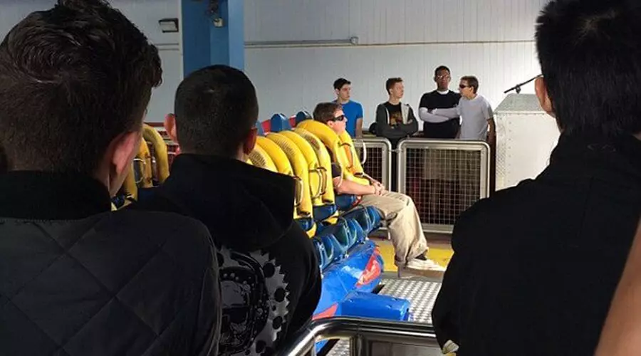 Roller coaster crash tester A person who voluntarily decides to risk his life, albeit for a good reward. Any problem on an attraction leads to its stopping, debugging and two stages of verification: on a doll and on a real person.