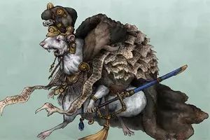 Rat King: o creatură medievală care combină mai mulți șobolani