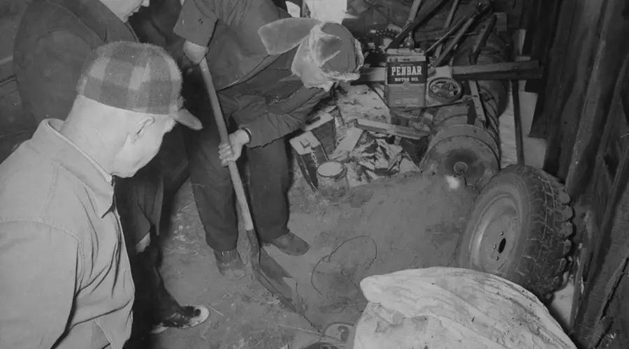 Kohutav tõde Kogu tõde salapärase talu kohta paljastati 1975. aasta novembris. Tüdruk Vernice Warden ja mõned naabrid nägid sel päeval linnas oma majast kaugel Ed Gaineyt näinud. Politseipatrull käis talus, et saada Ed. Nähtut ei kustutata kunagi nende mälust.