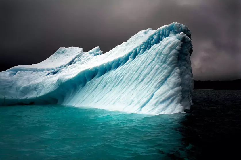 Naguba nga iceberg, Greenland, Agosto 2008.