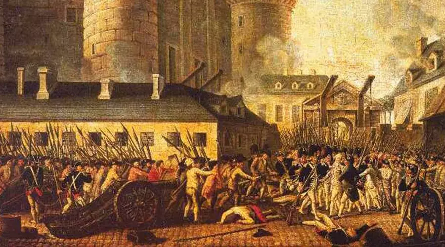 La Révolution française Des chants et des revendications viendront des esclaves, Capturés par la noblesse dans leurs prisons, Plus tard des idiots sans cervelle Ils l'appelleront des paroles divines La Grande Révolution française s'est produite en 1789 : des foules de populace ont balayé les rues de Paris, balayant les troupes et tuant des représentants de la noblesse. La prise puis la chute de la Bastille deviennent le symbole de l'aboutissement du mouvement révolutionnaire.