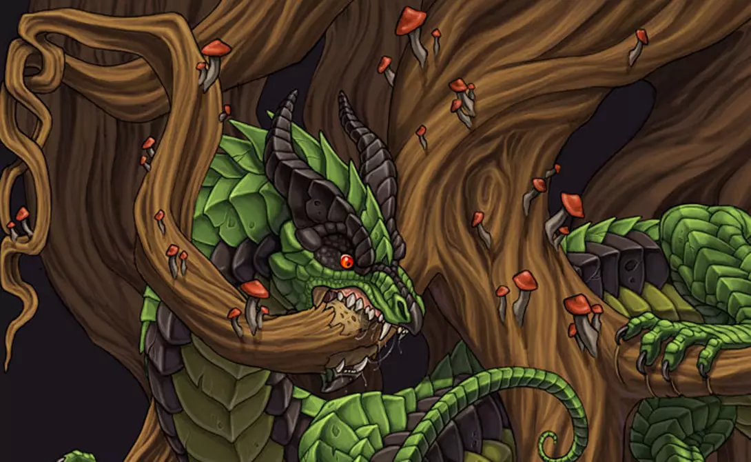 Nidhogg Na mitoloxía nórdica, Nidhogg é un dragón que roe á raíz da árbore do mundo, Yggdrasil. Na sociedade histórica dos viquingos, este termo empregábase para estigmatizar ás persoas que perderan o seu honor.