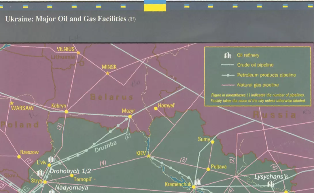 Українські нафтові і газові промисли, 1996 год