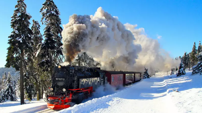 Railroad A cikin 2004, an sami hanyar haɗi tsakanin karuwar mutuwar masu cutar kansa na huhu na ma'aikatan jirgin ƙasa na Amurka tun daga sauyawa daga kwal zuwa dizal. Inji yanzu yana fitar da iskar gas da yawa, amma haɗarin yana da girma. Duk wanda aka tilasta masa yawan shakar hayaƙin dizal ana ba shi shawarar sanya abin rufe fuska da masu ba da kariya.