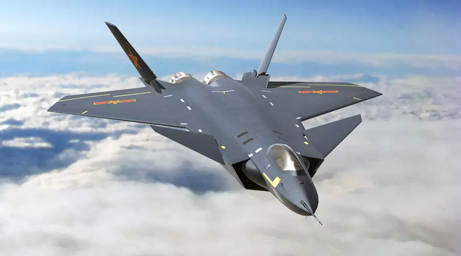 Strike Fighter Há muitas indicações de que o J-20 é principalmente uma aeronave de ataque, mas com a capacidade de mirar em alvos aéreos também. O modelo de demonstração está, pelo menos, equipado com vários módulos para mísseis ar-ar.