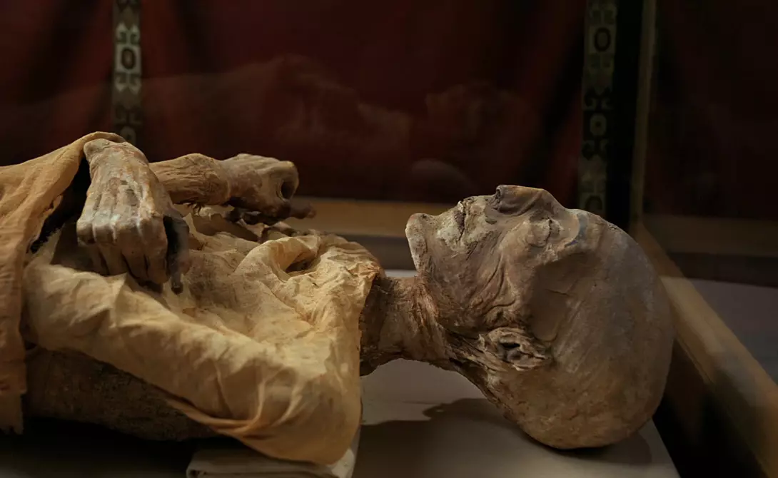 Ang mummy sa Ehipto Daghang mga nabuhi nga marinero ang nagsulti sa press ug pulisya sa usa ka katingad-an nga istorya bahin sa usa ka mummy sa Egypt, nga gisakay kuno sa sakayan sa wala pa maglawig. Ang misteryosong kahon gidala sa America ni Lord Cantherville, kinsa miinsistir nga ang mahalon nga kargamento itago ra sa taytayan sa kapitan.