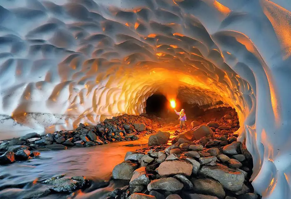 Grotte glaciaire, Alaska