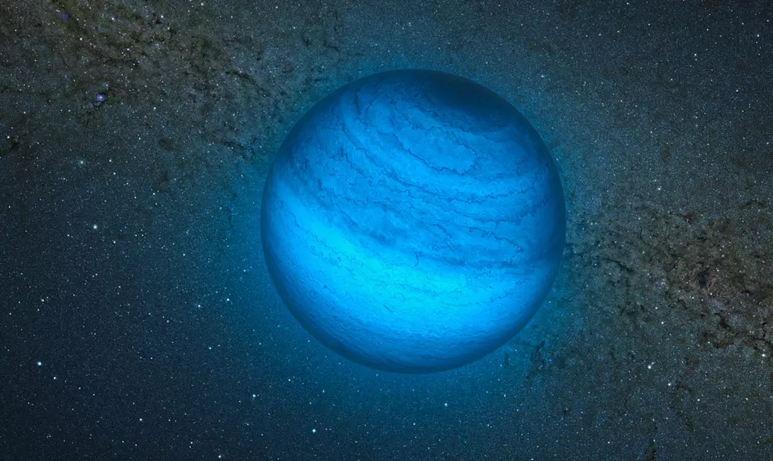 Hermit Planet De iensume planeet, koartlyn ûntdekt troch astronomen, is mar 70 miljoen jier âld. It leit frij ticht by ús stjerrestelsel. Wierskynlik waard it objekt CFBDSIR2149 út syn thússysteem smiten en yt no in hermitysk bestean op.