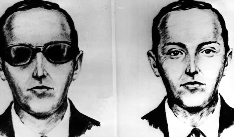 DB Cooper Yn 1971 stapte in beskieden man yn in swart pak en strikje op in fleantúch dat nei Seattle gie. Fuort nei it opstarten liet dizze ûnopmerklike man de stewards in bom sjen, easke $ 200.000 en fjouwer parachutes fan 'e regearing, en ferdwûn dan gewoan yn' e tinne loft, earne oer Mexico City te springen.