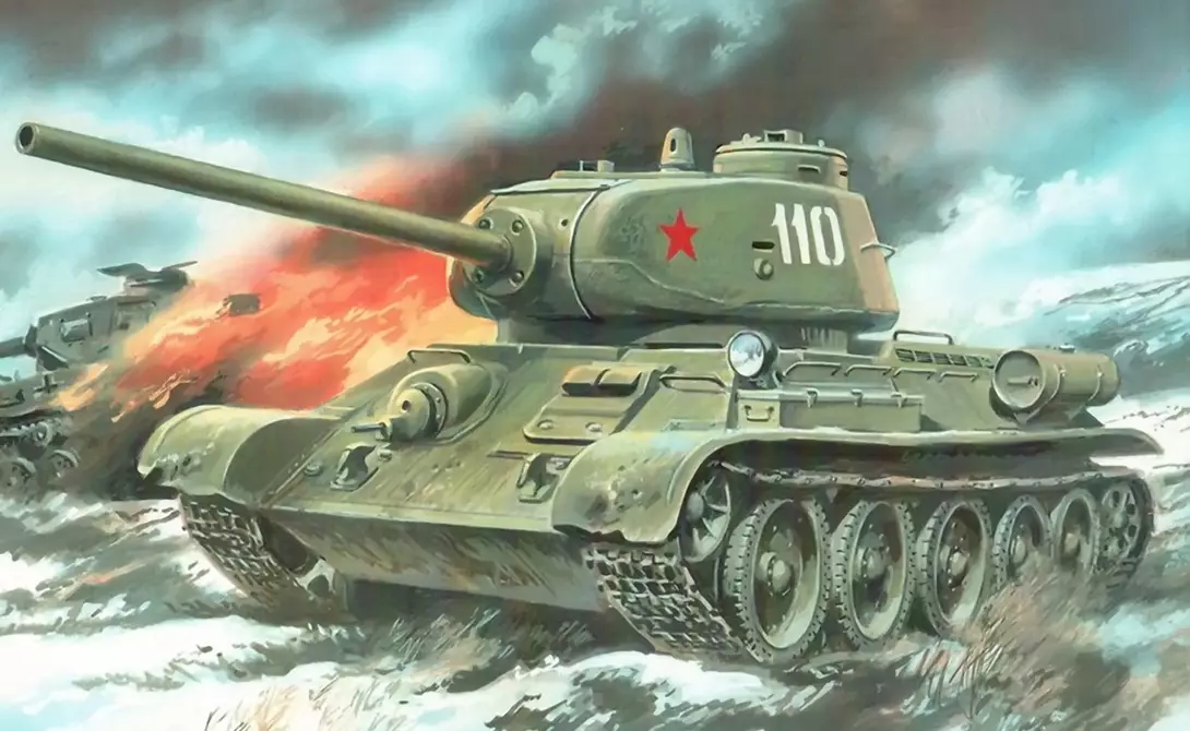 T-34: njira yakumadzulo ya thanki yodziwika bwino 8502_5