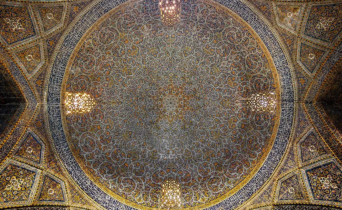 Die Seyed-Moschee in Isfahan wurde im 19. Jahrhundert erbaut.